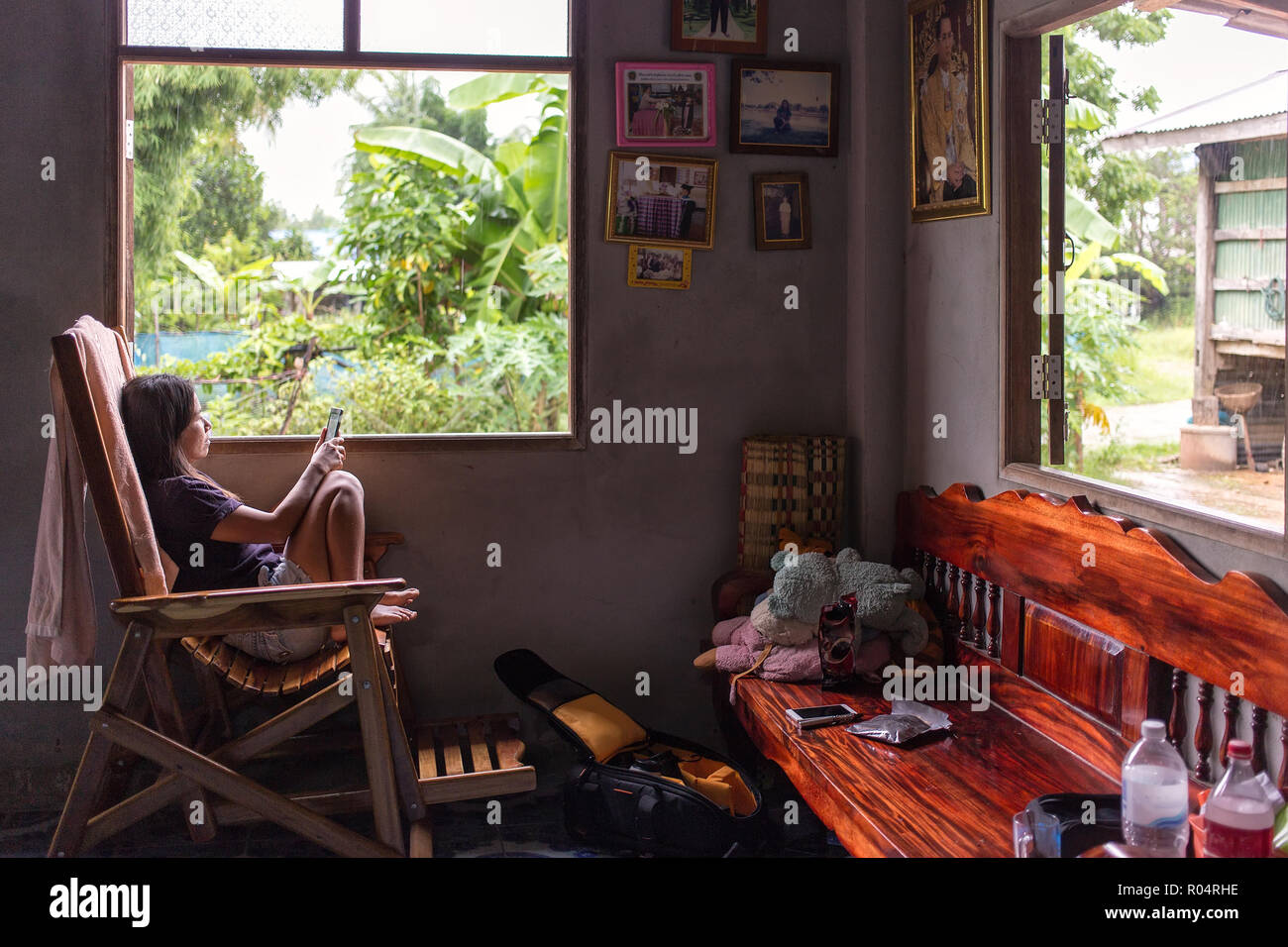 Interior traditional thai house hi-res stock photography and images - Alamy