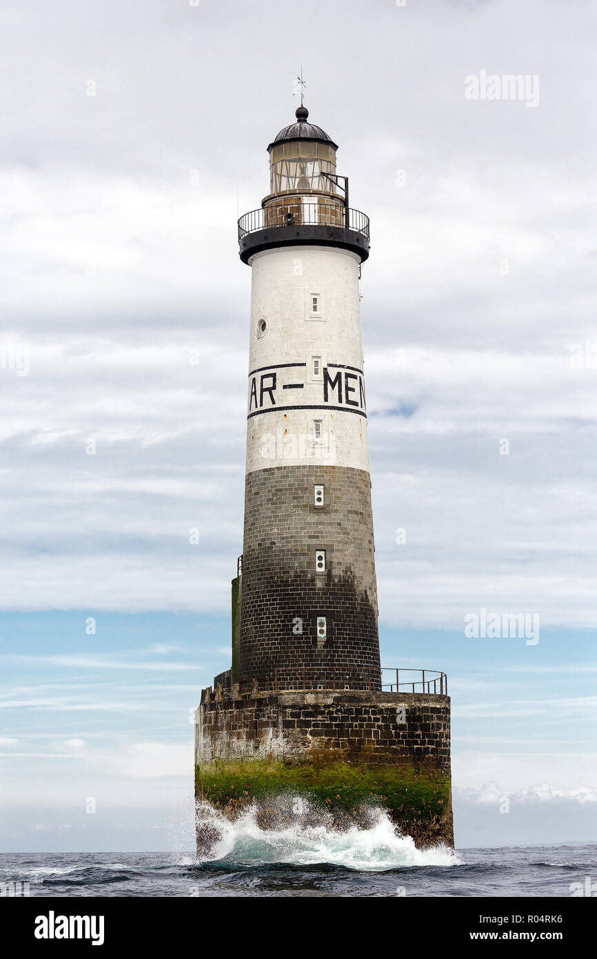 The famous Armen lighthouse, classified as " The hell of hells", 16 ...