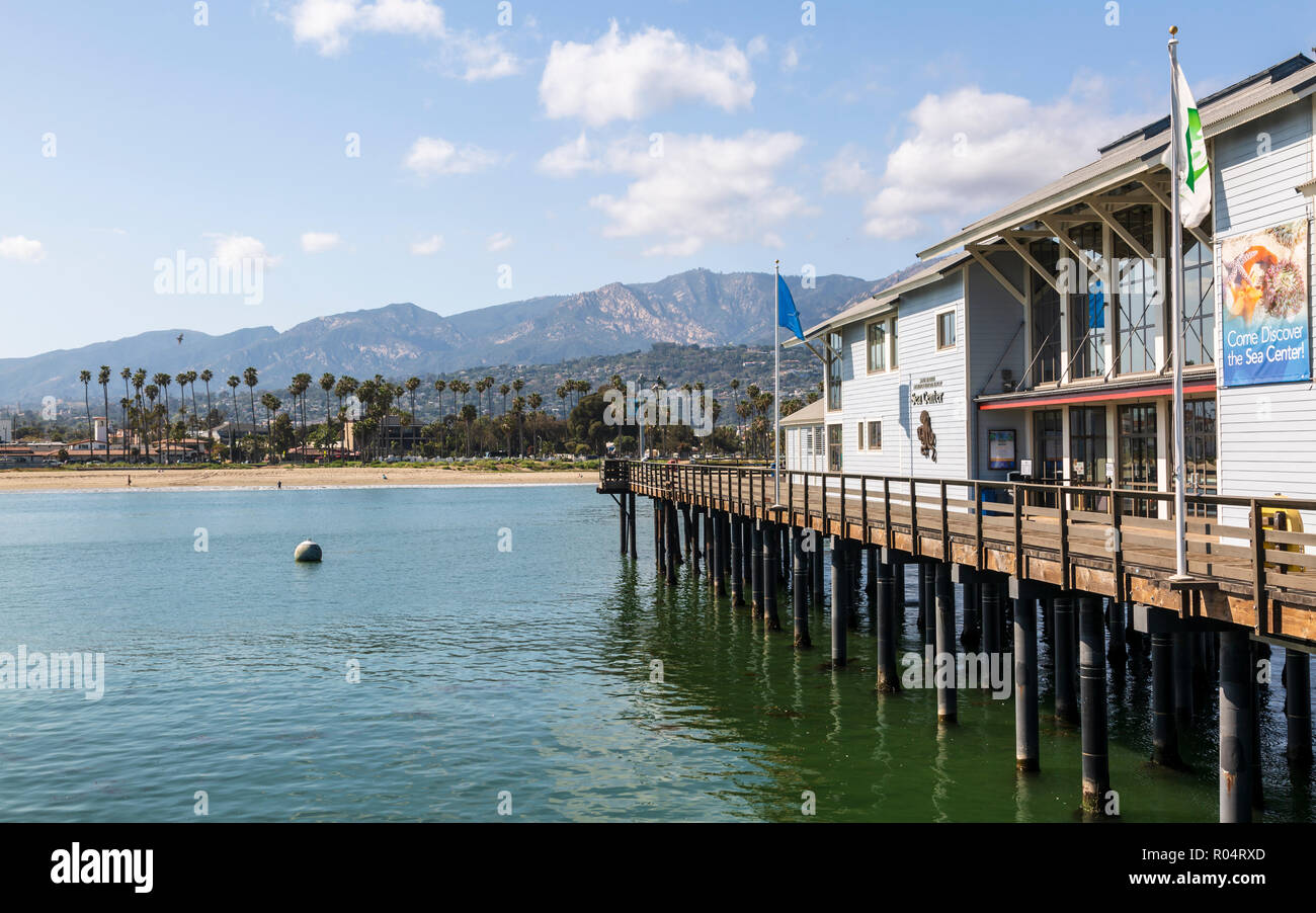 Pier santa barbara hi-res stock photography and images - Alamy