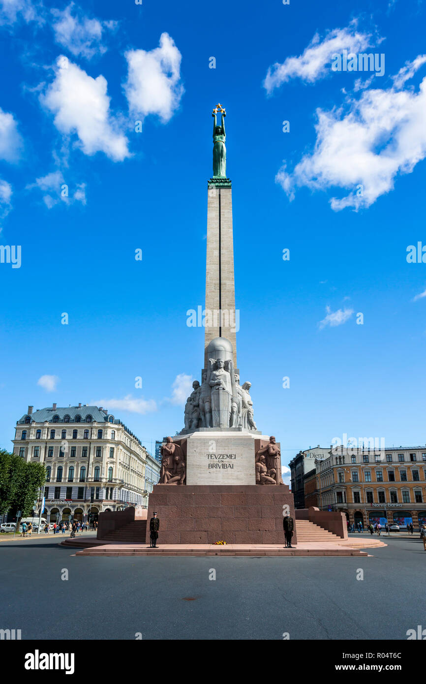 Image freedom memorial in riga hi-res stock photography and images - Alamy