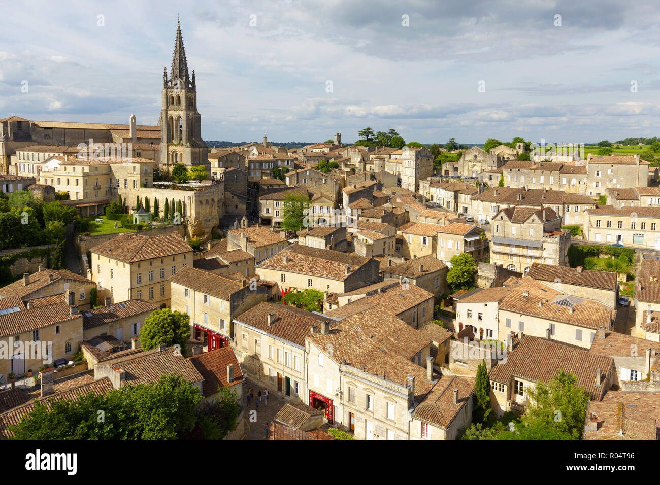Saint Emilion French village, Unesco heritage, famous for its wine ...