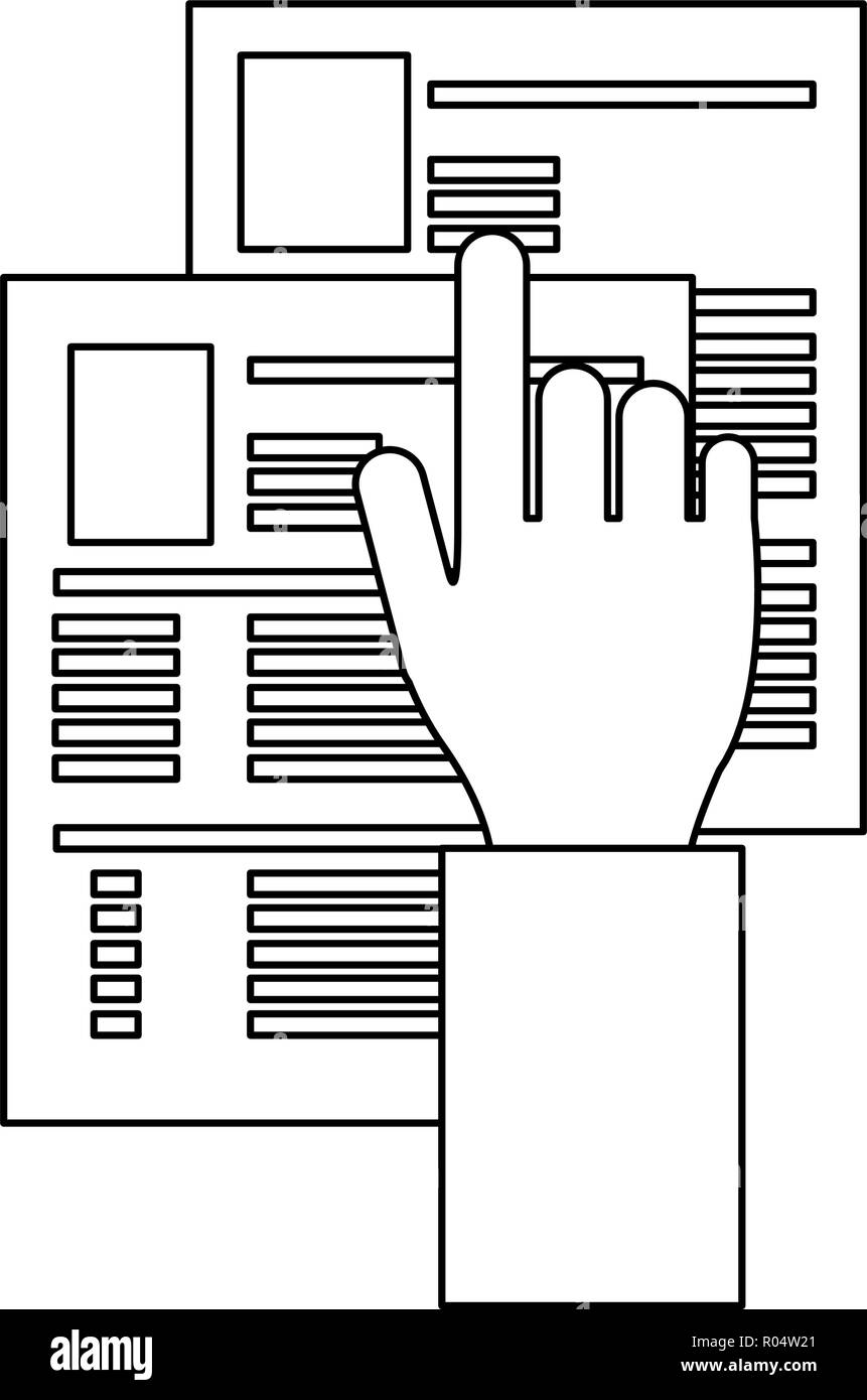 Checking documents Stock Vector Images - Alamy