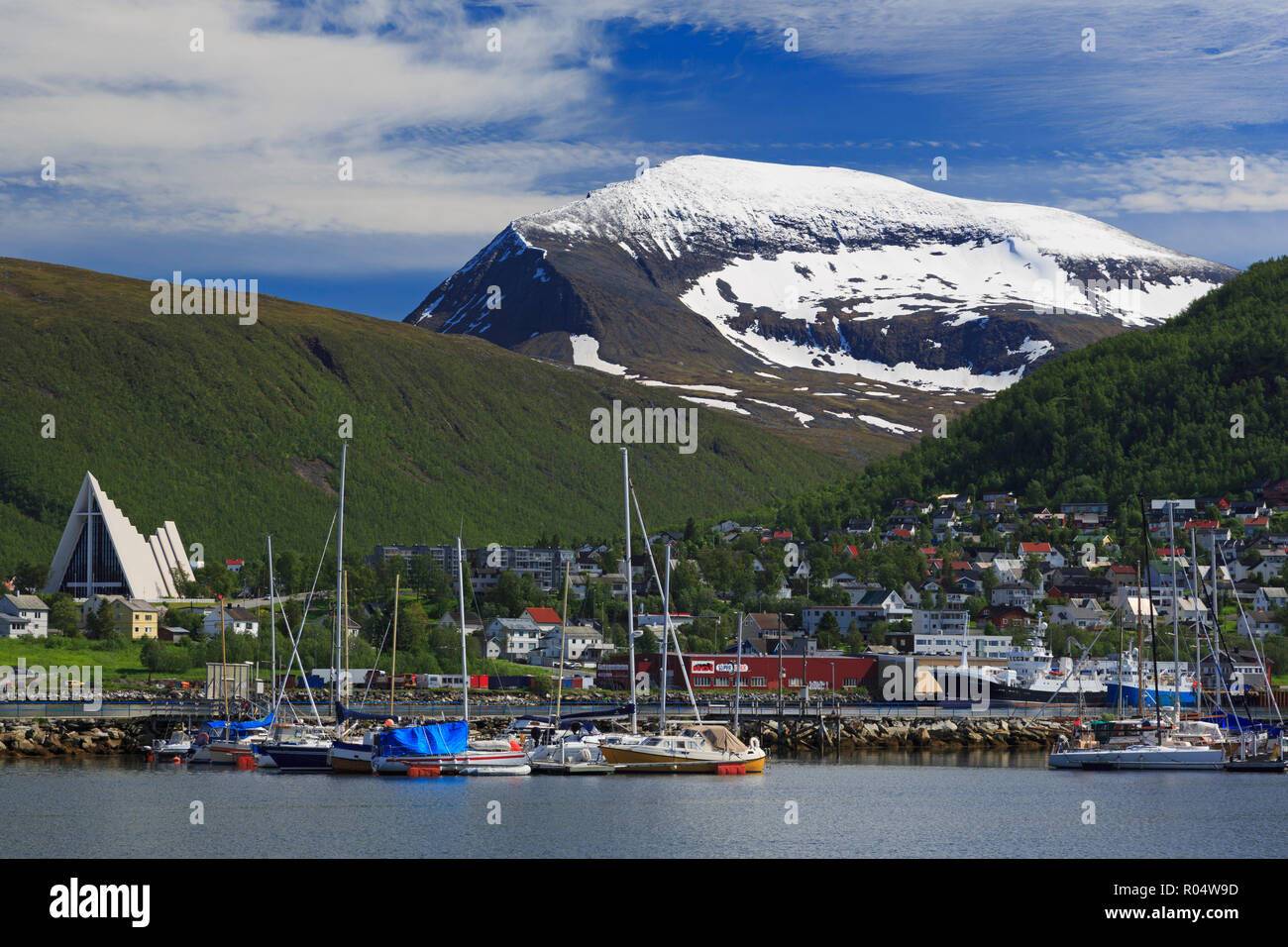 Arctic Cathedral, Tromso City, Tromsoya Island, Troms County, Norway ...