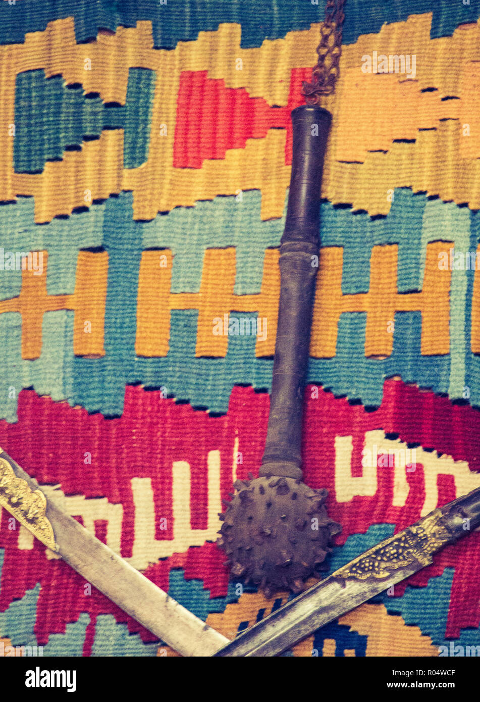 Ottoman style decorative mace as Medieval time weapon Stock Photo - Alamy