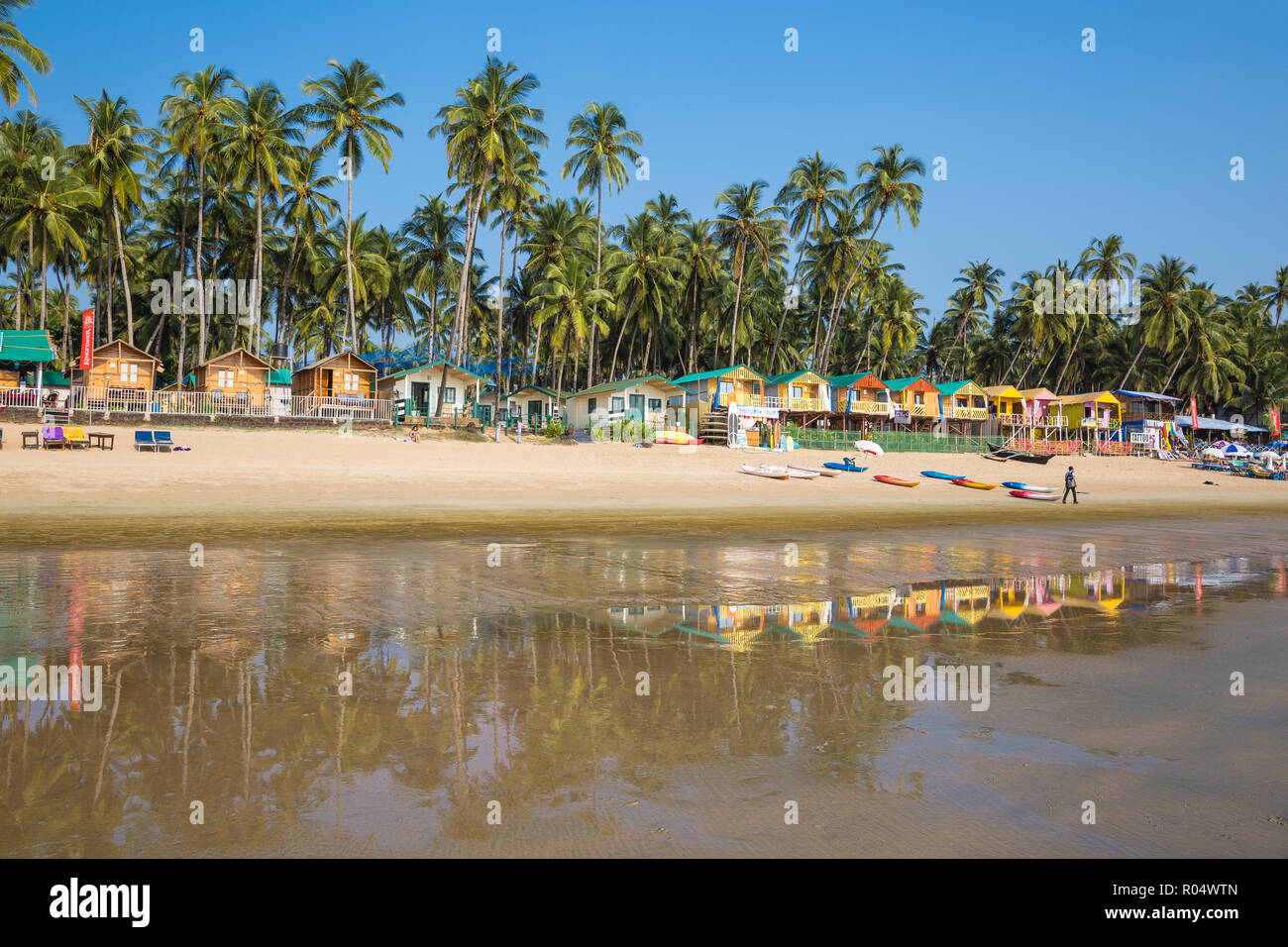 Goa beach resort view hi-res stock photography and images - Alamy