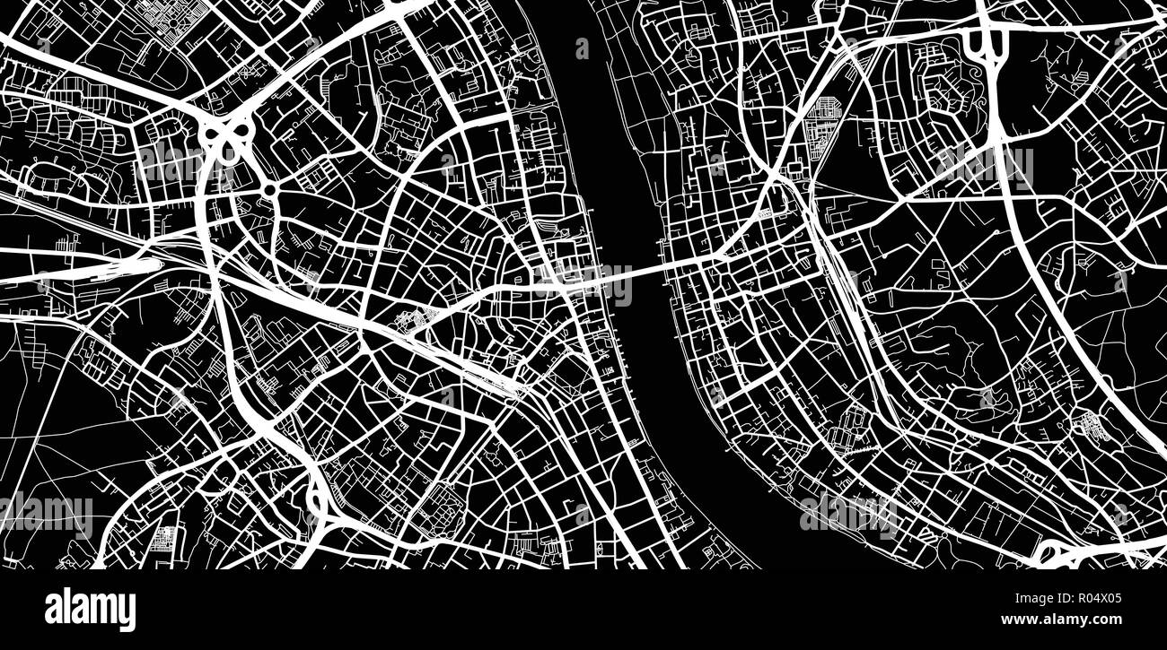 Bonn germany city map Stock Vector Images - Alamy