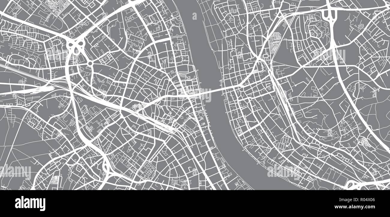 Urban vector city map of Bonn, Germany Stock Vector Image & Art - Alamy
