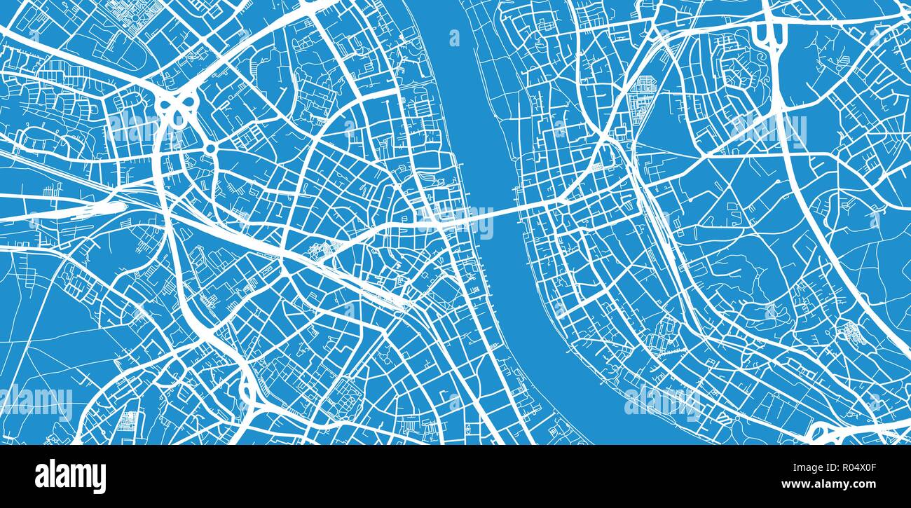 Map of bonn Stock Vector Images - Alamy
