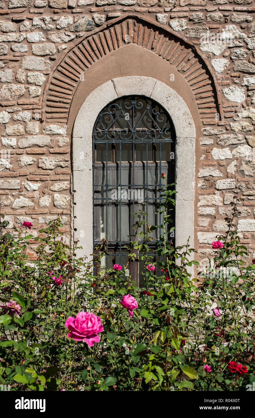 Old window Architecture from the Ottoman times In Istanbul Stock Photo ...