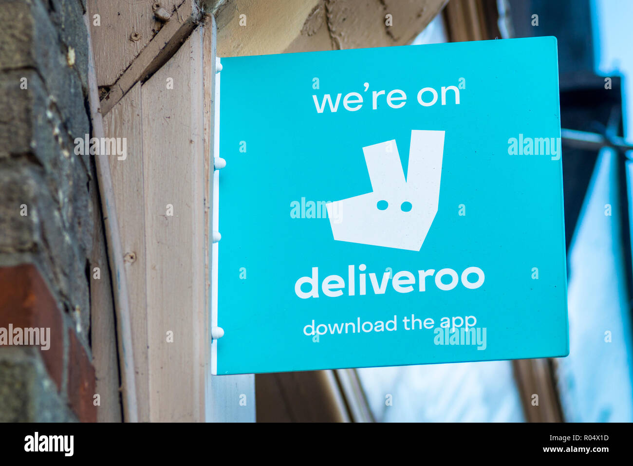 Deliveroos sign hi-res stock photography and images - Alamy
