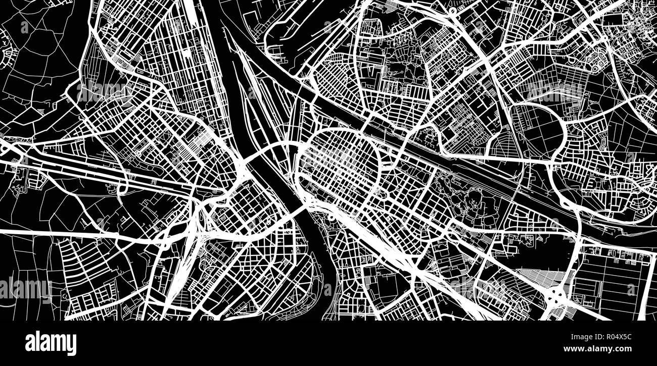 Map of mannheim hi-res stock photography and images - Alamy