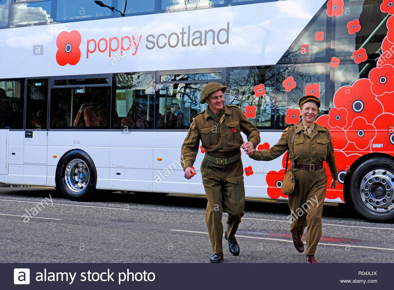 Edinburgh, United Kingdom. 1st November, 2018. Edinburgh Poppy Day ...