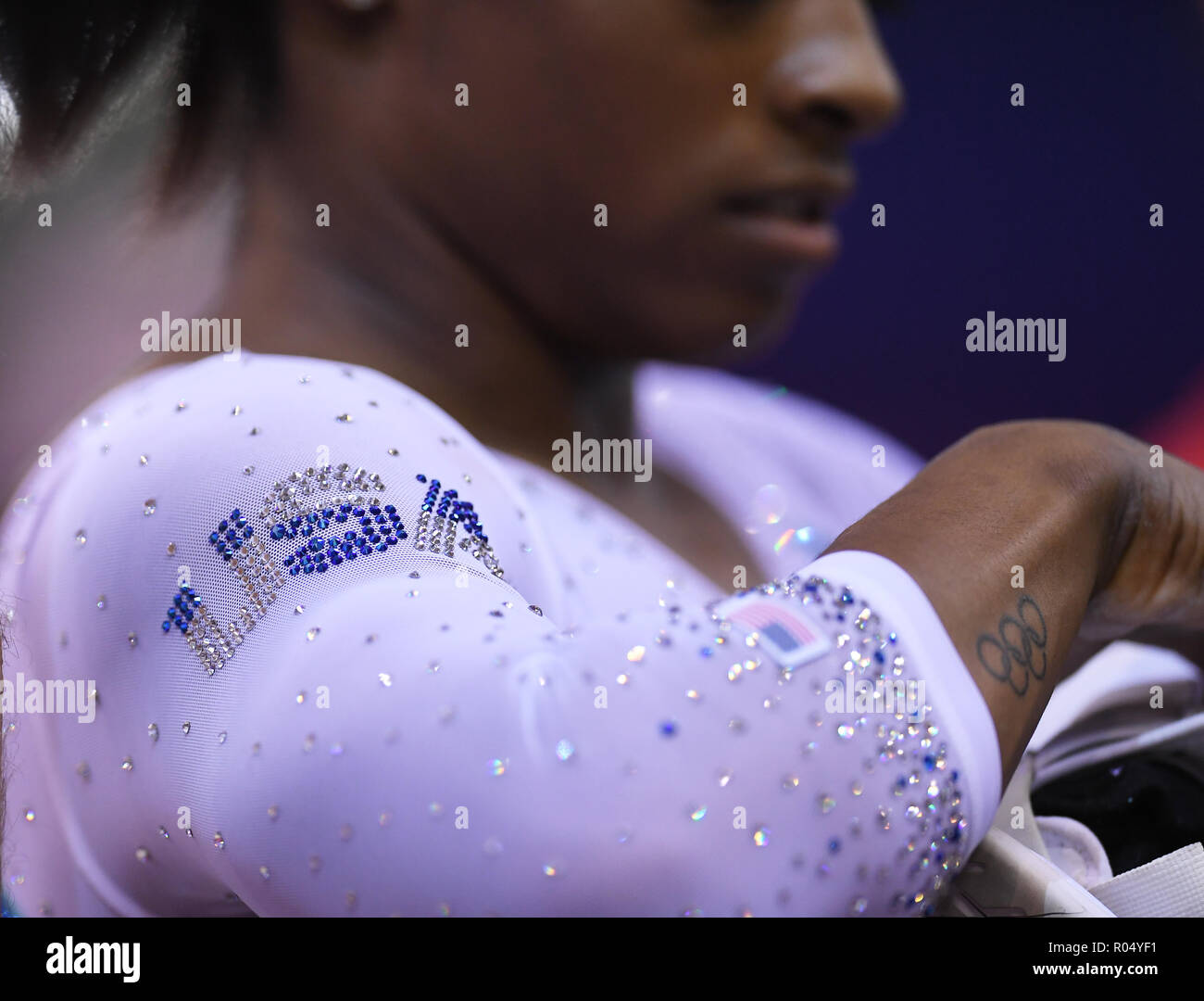 Olympic rings tattoo hi-res stock photography and images - Alamy