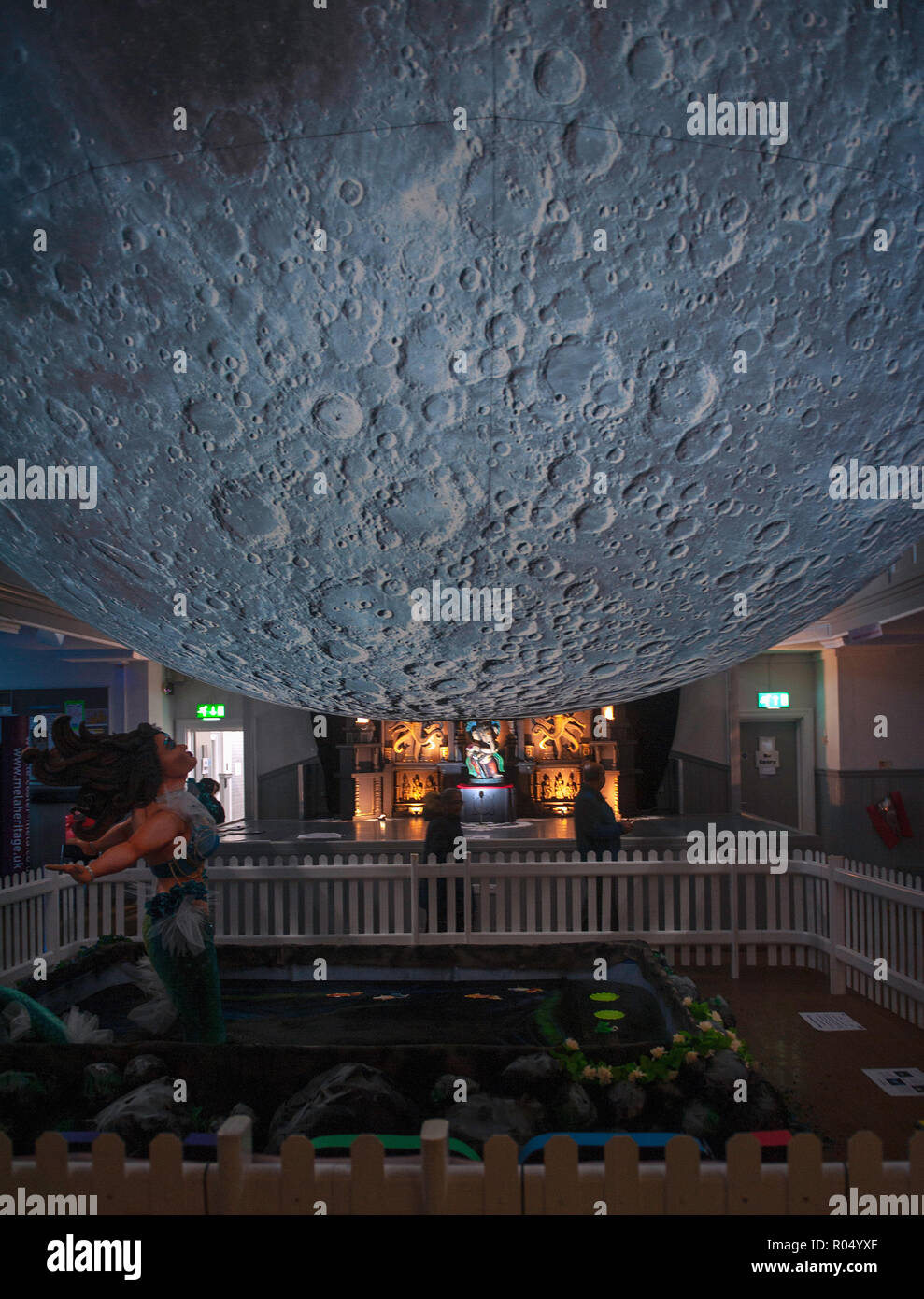 Leicester, UK. 1 November 2018. Museum of the Moon Rangoli Diwali ...