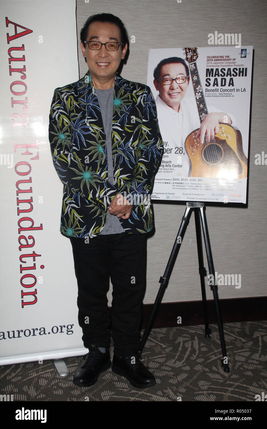 Masashi Sada 10/25/2018 Press Conference for Japanese Singer Songwriter ...