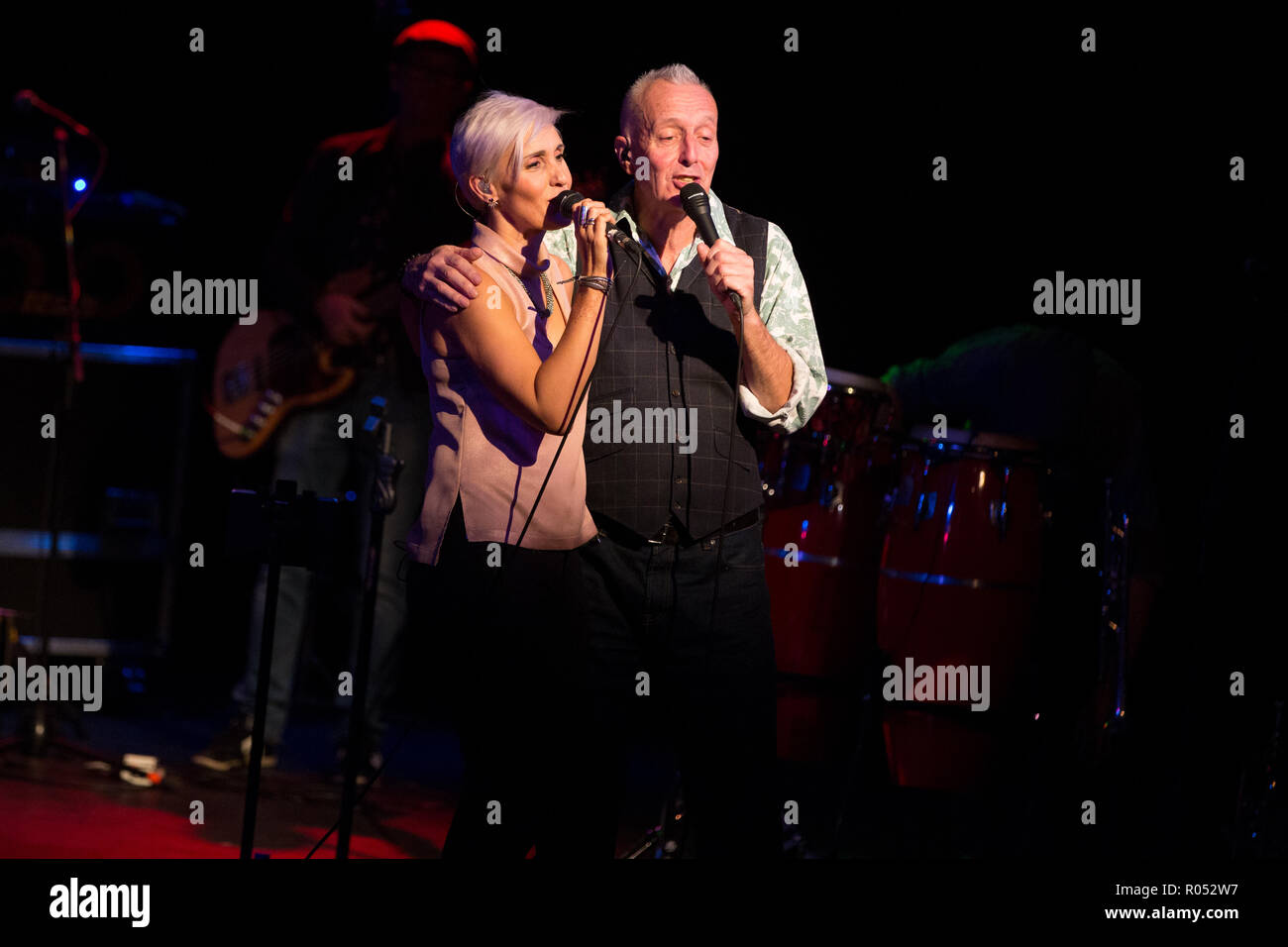 Crewe, Cheshire, UK. Former members of the Beautiful South perform live ...