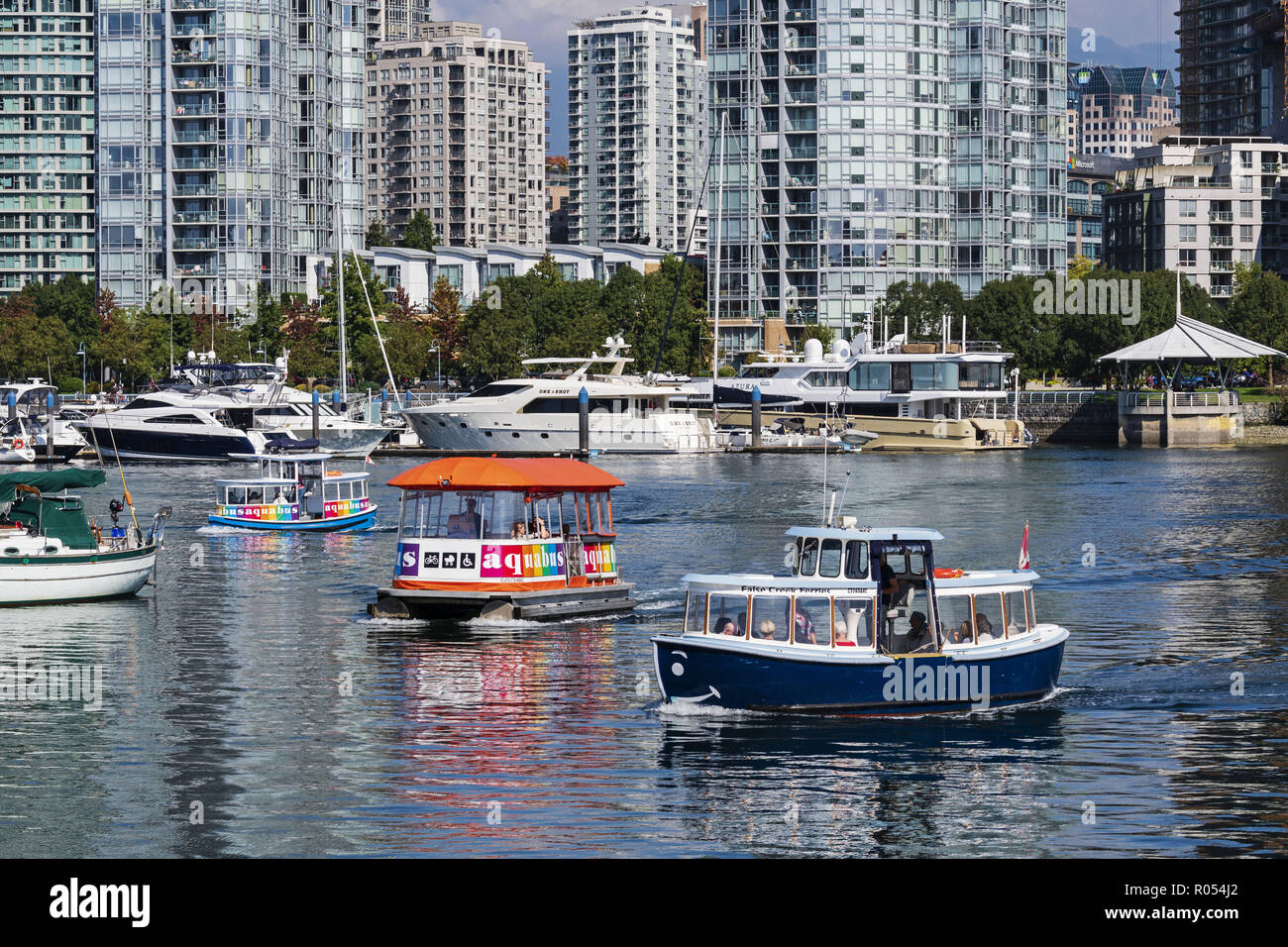 Vancouver, British Columbia, Canada. 19th Sep, 2018. Small passenger ...
