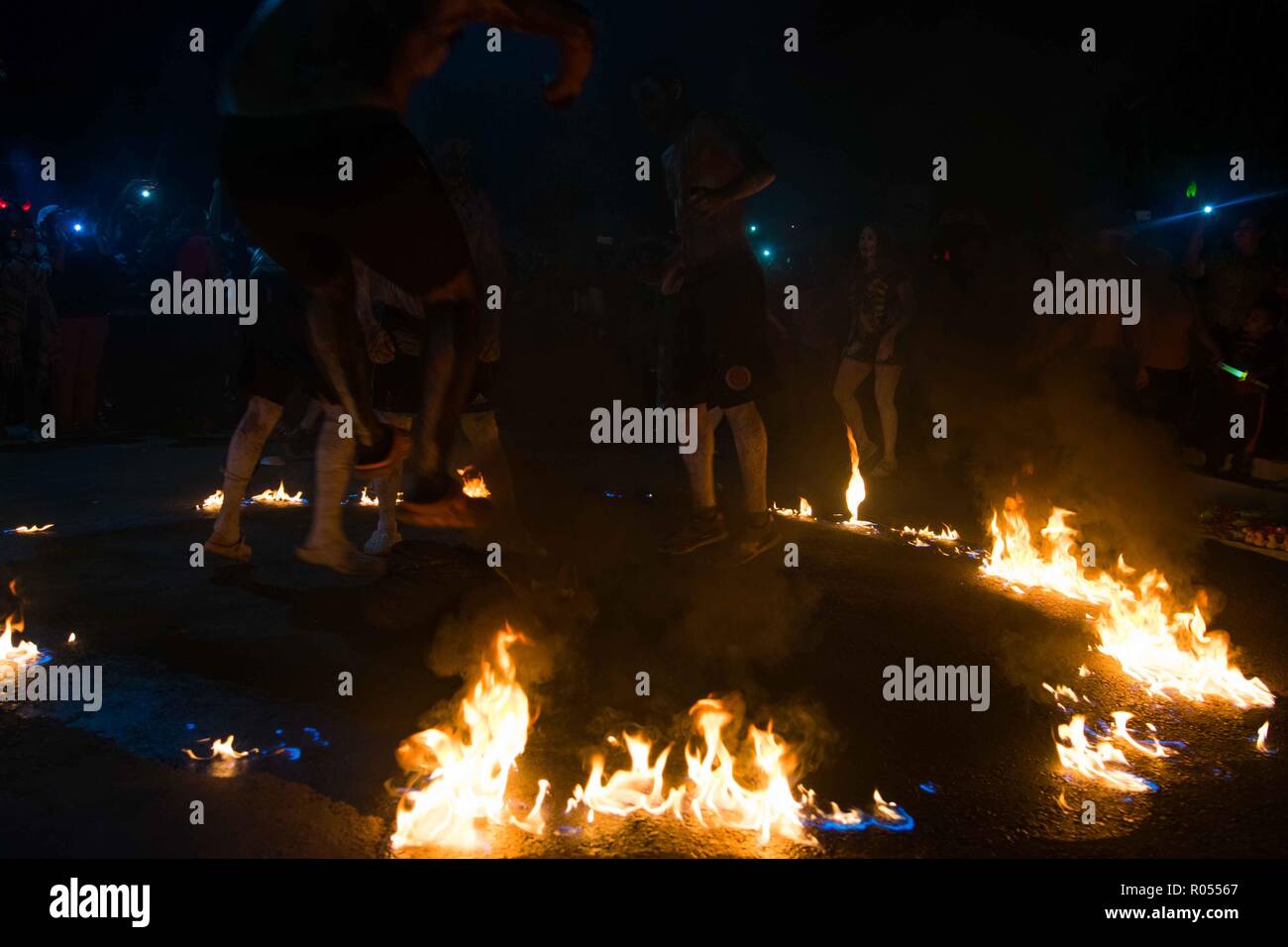 Tonacatepeque, El Salvador, November 1st, 2018, Salvadorians celebrate ...