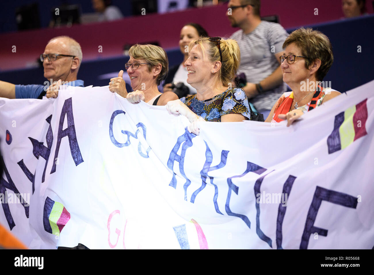 Doha, Katar. 01st Nov, 2018. Belgian fans. GES/Gymnastics/Gymnastics ...