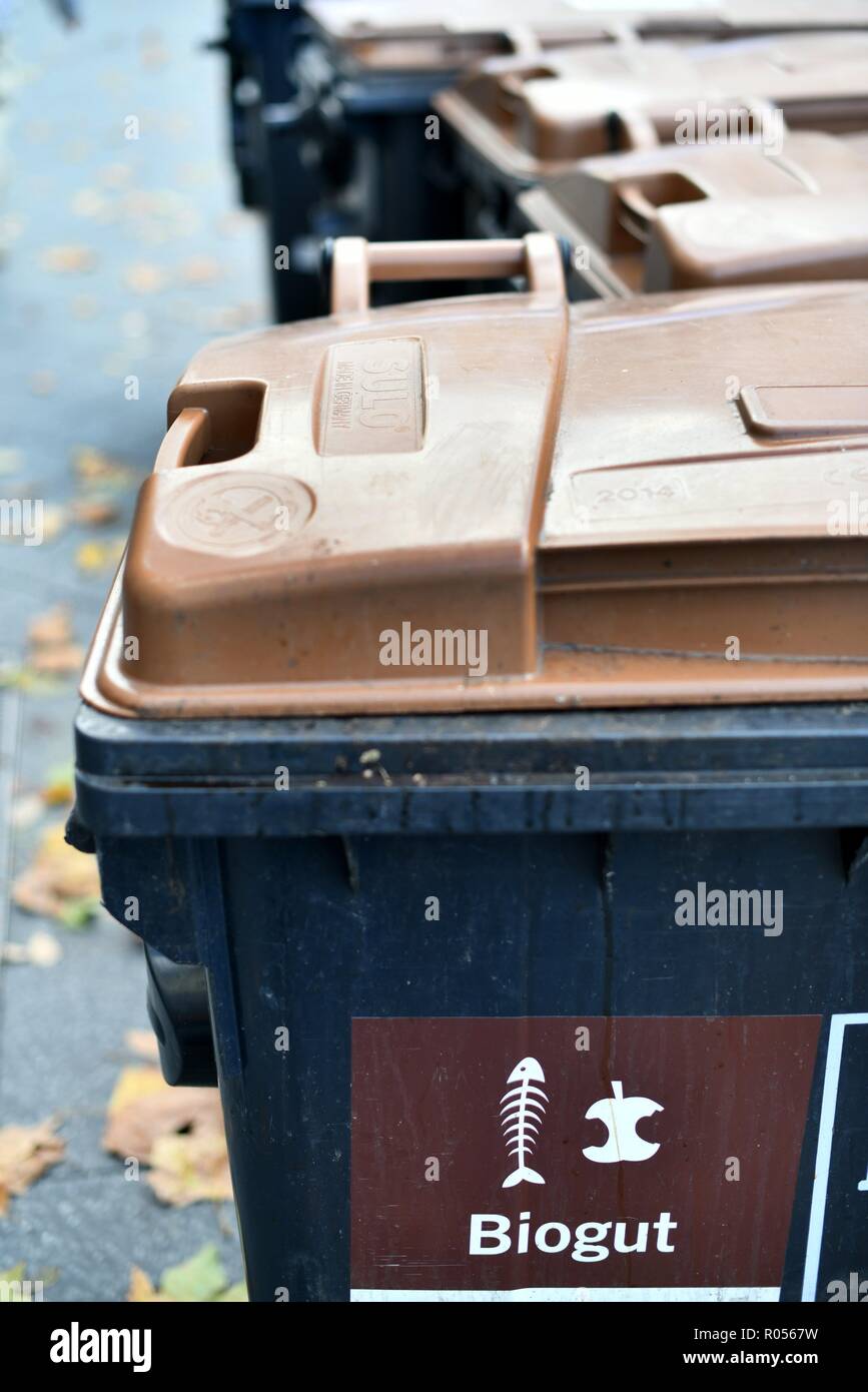 Berlin, Germany. 24th Oct, 2018. Bio-waste container, Germany, city of ...