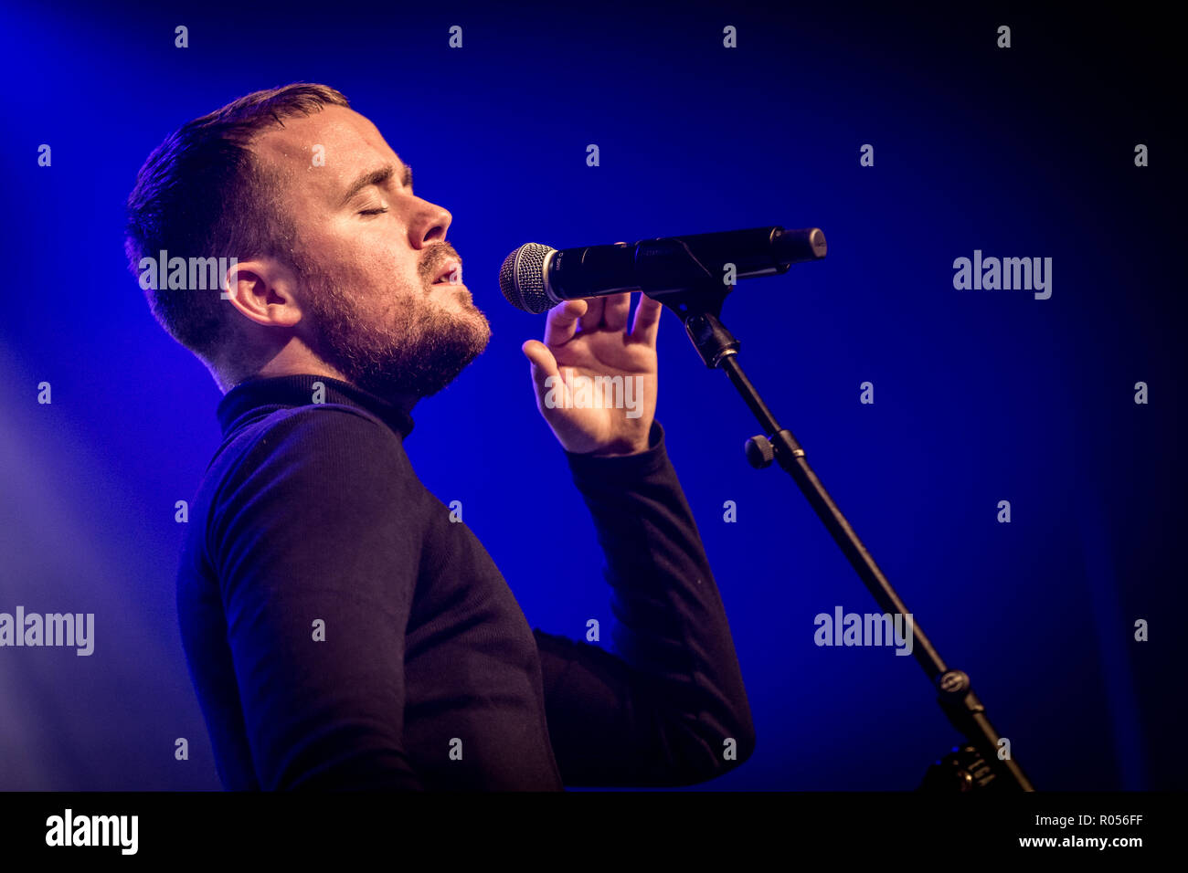Denmark, Copenhagen - November 1, 2018. The English-Irish singer and ...