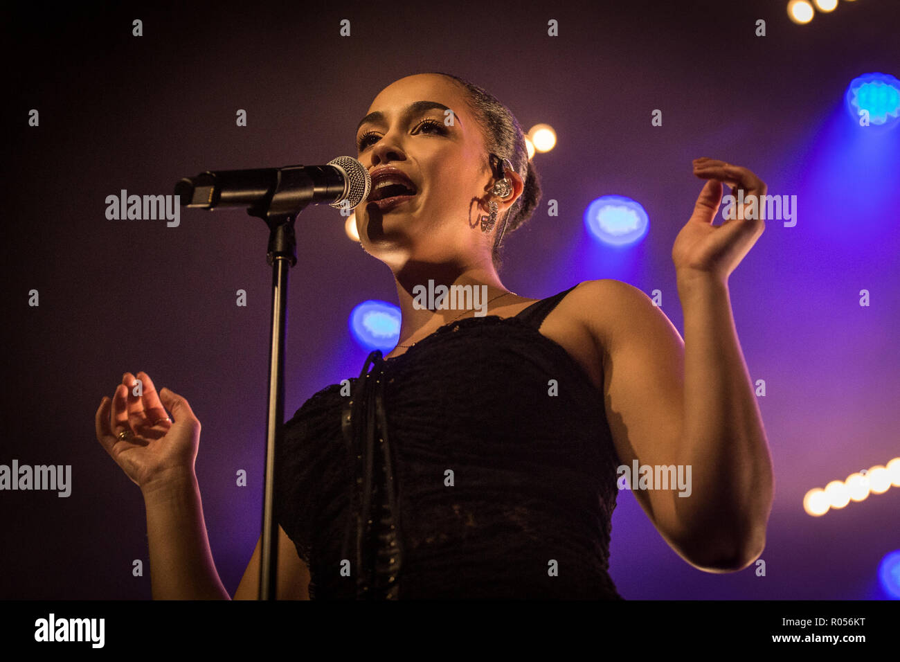 Denmark, Copenhagen - November 1 2018. The English singer and ...