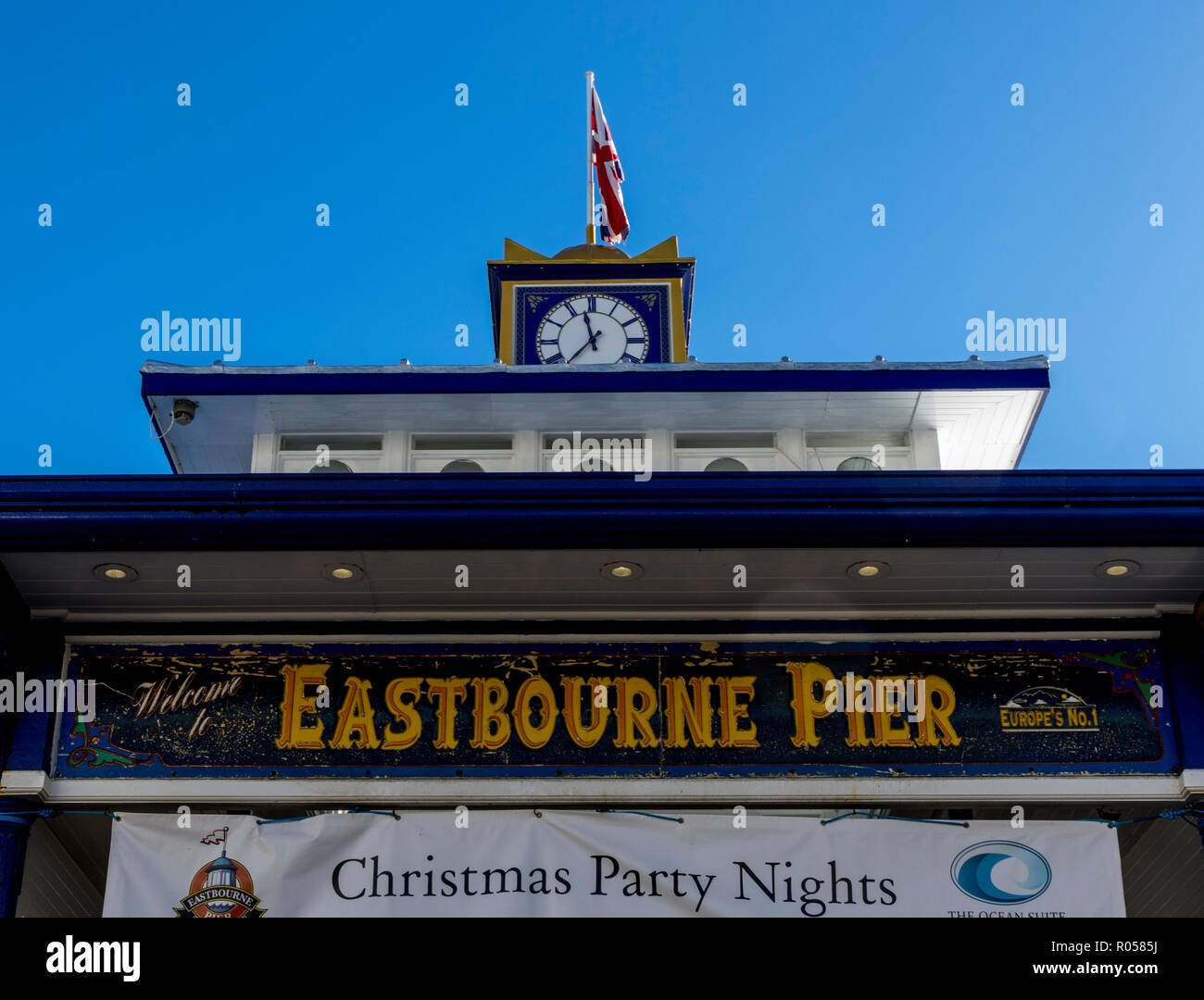 Entrance eastbourne pier hi-res stock photography and images - Alamy
