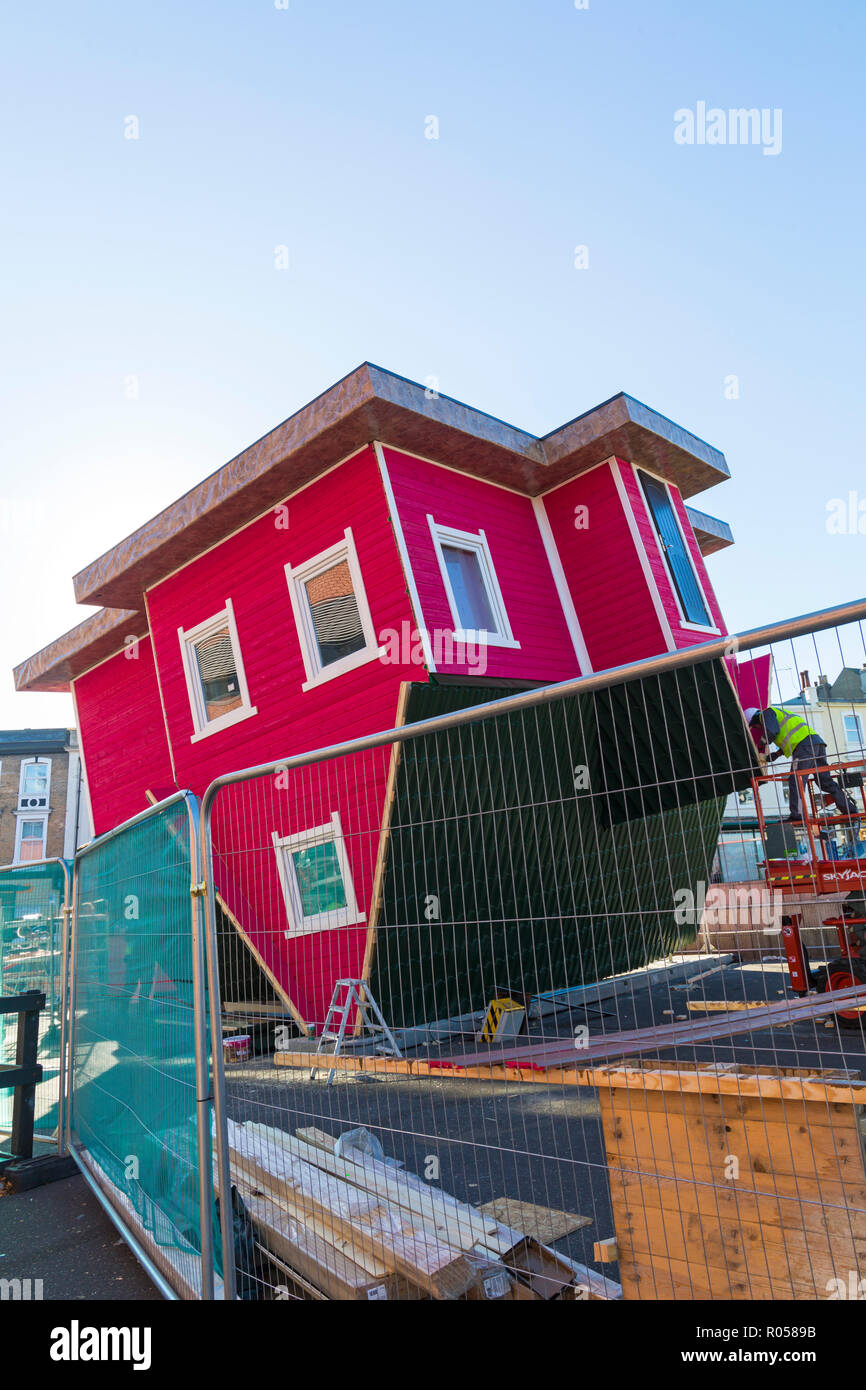 Upside down house bournemouth hi-res stock photography and images - Alamy
