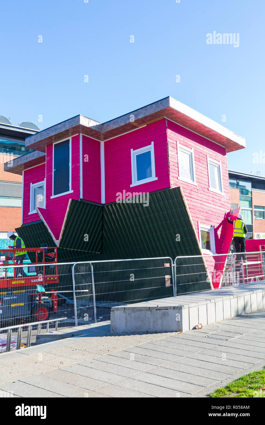 Upside down house bournemouth hi-res stock photography and images - Alamy