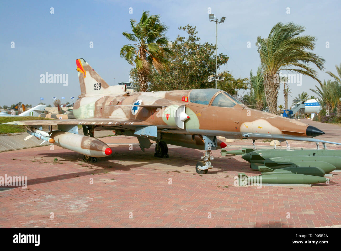 HATZERIM, ISRAEL - JAN 27, 2011: Israeli Air Force Bell Dassault Mirage ...