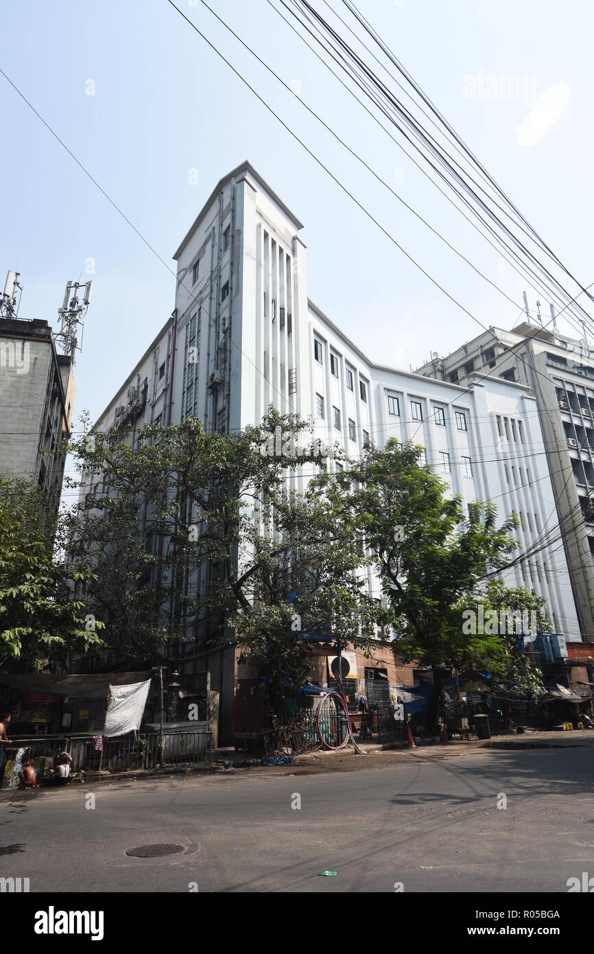 4 BTM Sarani, better known as Brabourne road, Kolkata, India Stock ...