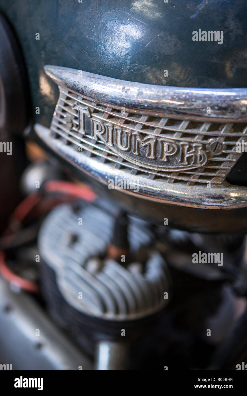 Triumph badge hi-res stock photography and images - Alamy