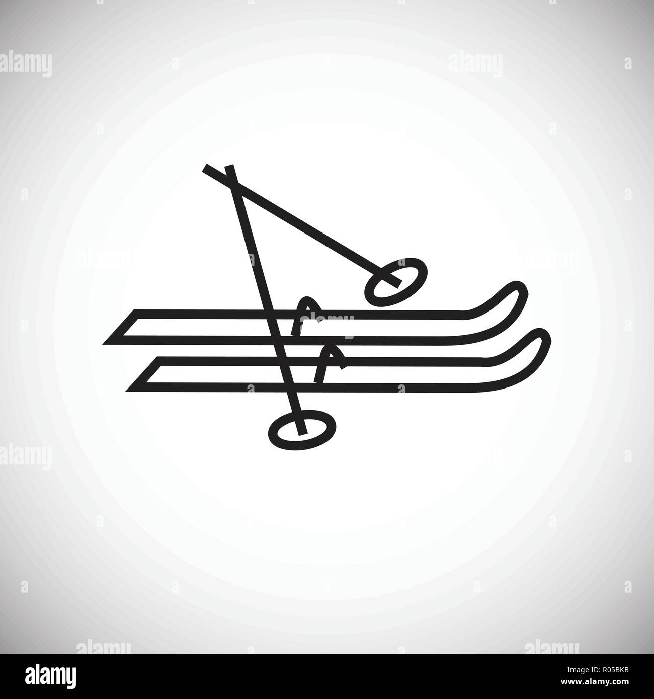 Snow on sticks Stock Vector Images - Alamy