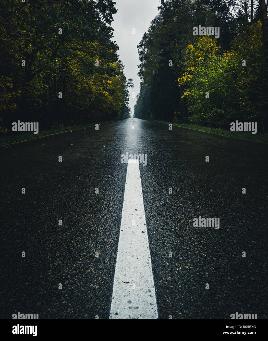 Road markings background hi-res stock photography and images - Alamy