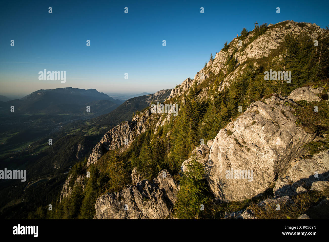 view from Jenner mountain, National park Berchtesgaden, Germany, Europe ...