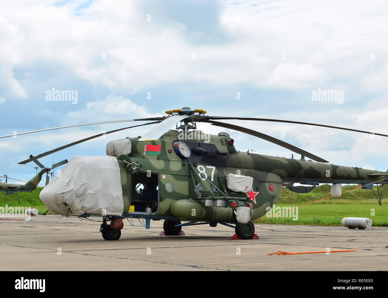 Republic of Belarus. July 3, 2018. Mi-8MTV-5 helicopters of the ...