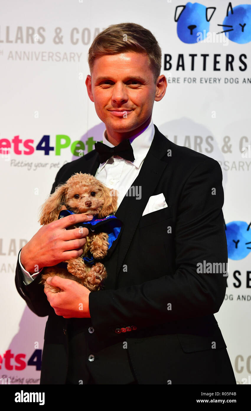 Jeff Brazier arrives for the Battersea Dogs & Cats Home Collars & Coats ...