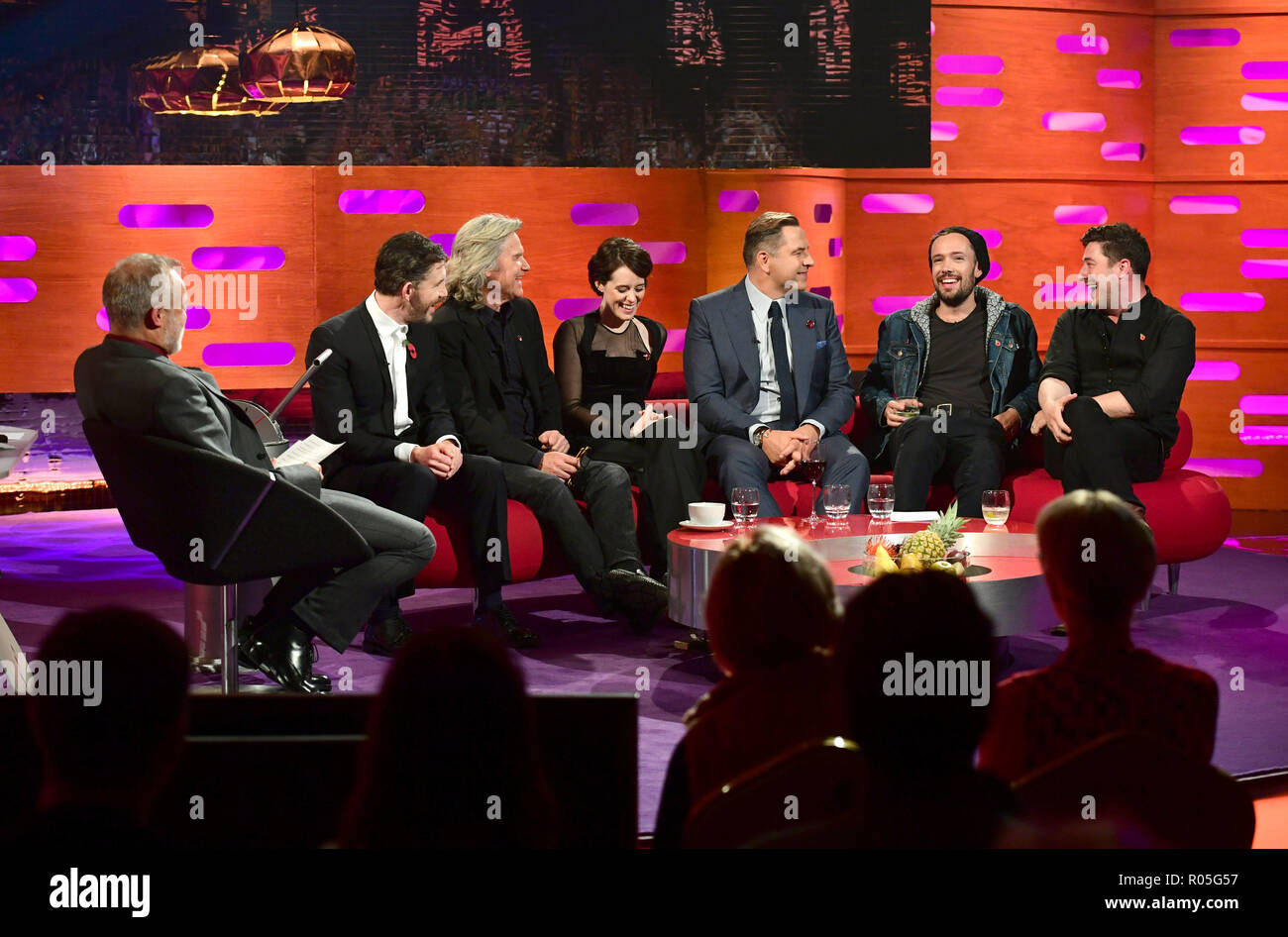 Graham Norton, Lee Evans, Kurt Russell, Claire Foy, David Walliams, Ben ...