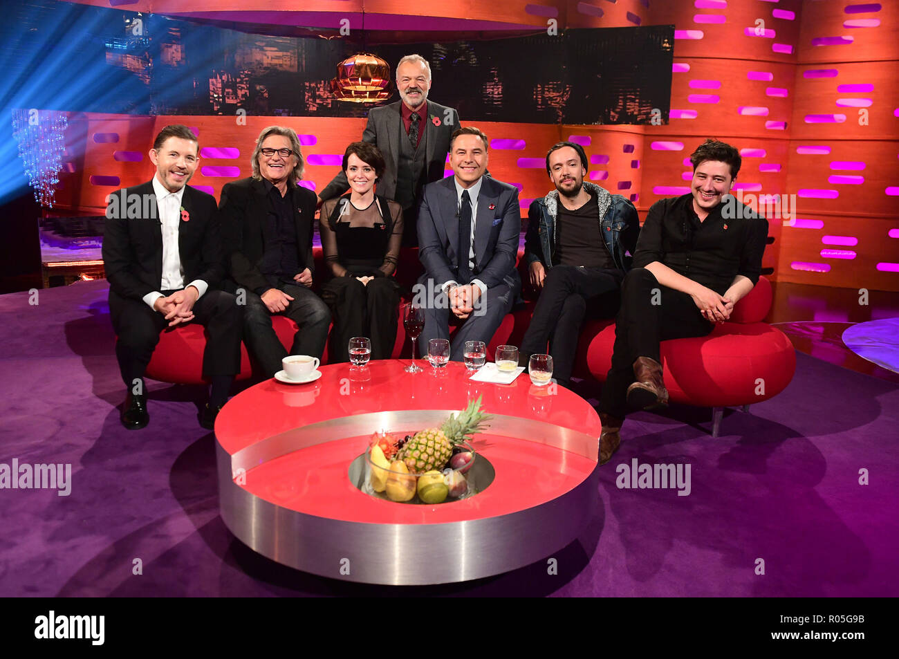 Lee Evans, Kurt Russell, Claire Foy, Graham Norton, David Walliams, Ben ...