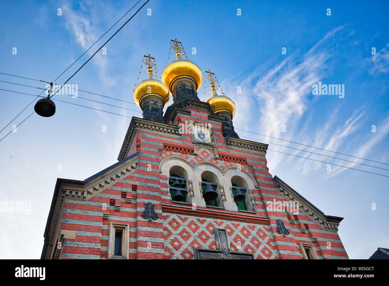 Russian Orthodox Alexander Nevskij (Nevsky) church located in historic ...