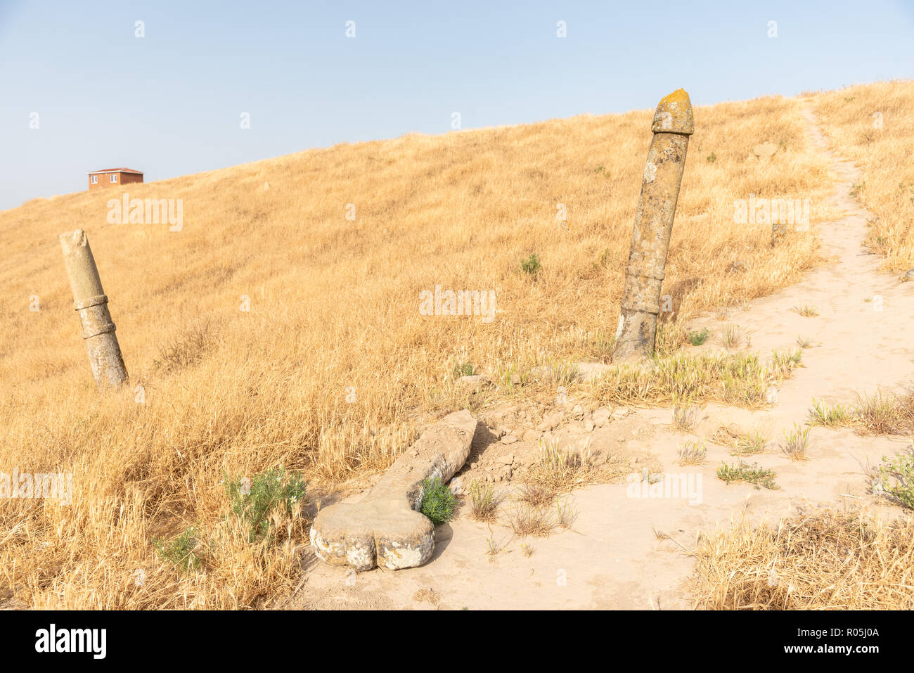 Khaled Nabi cemetery, situated in the Gokcheh Dagh hills of the Turkmen ...