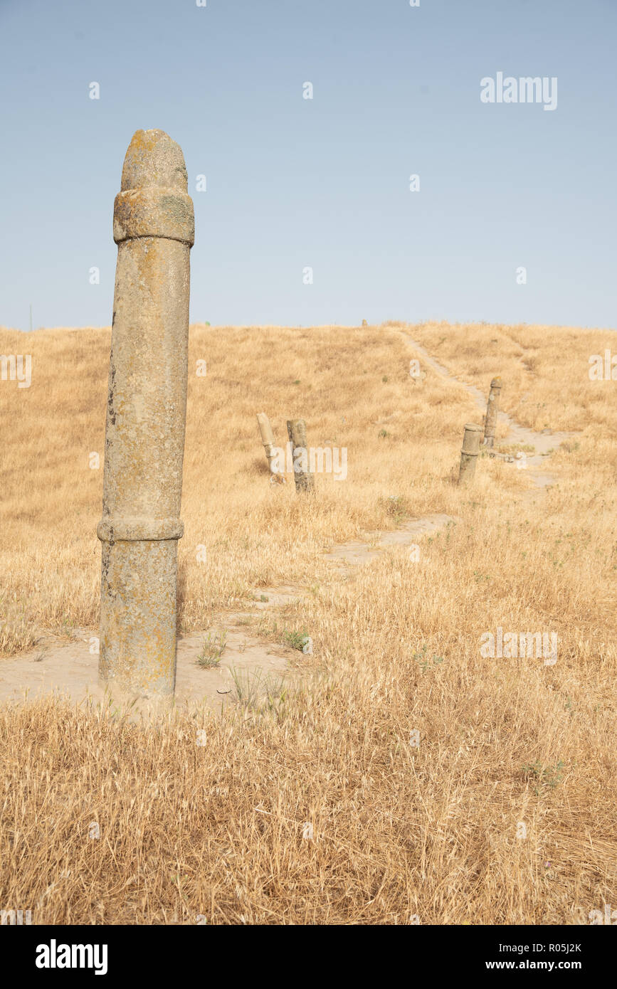 Khaled Nabi cemetery, situated in the Gokcheh Dagh hills of the Turkmen ...