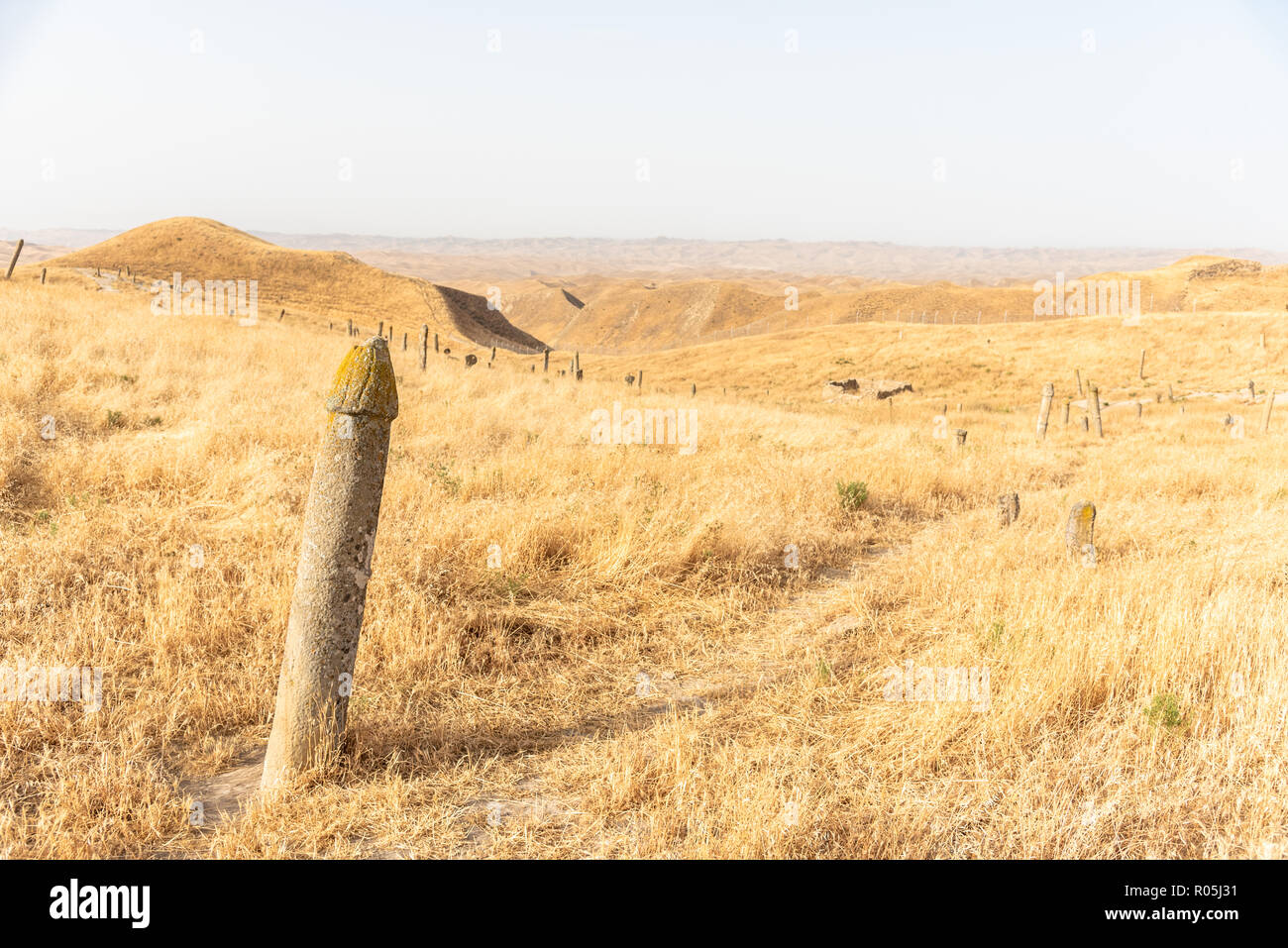 Khaled Nabi cemetery, situated in the Gokcheh Dagh hills of the Turkmen ...
