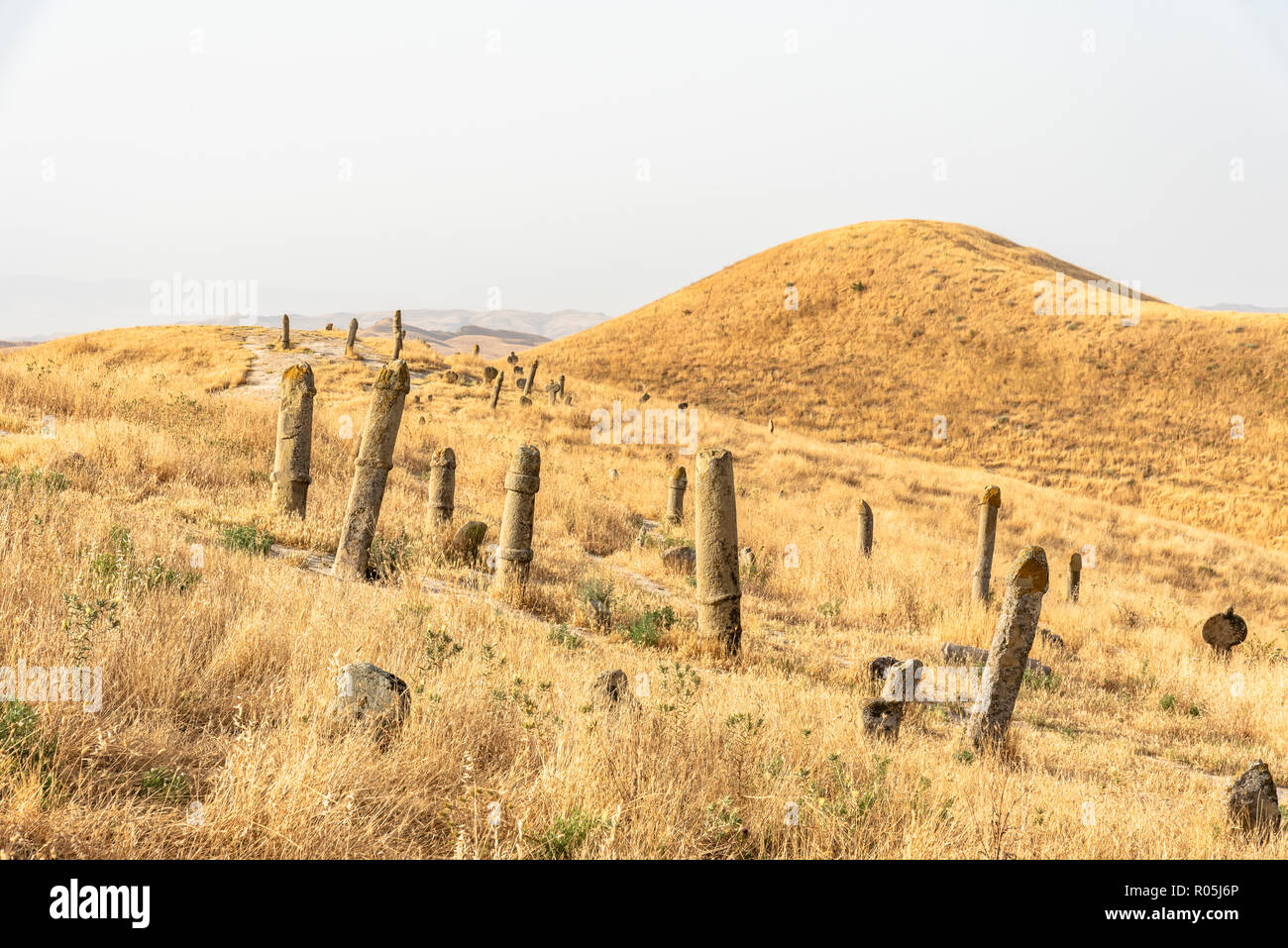 Khaled Nabi cemetery, situated in the Gokcheh Dagh hills of the Turkmen ...
