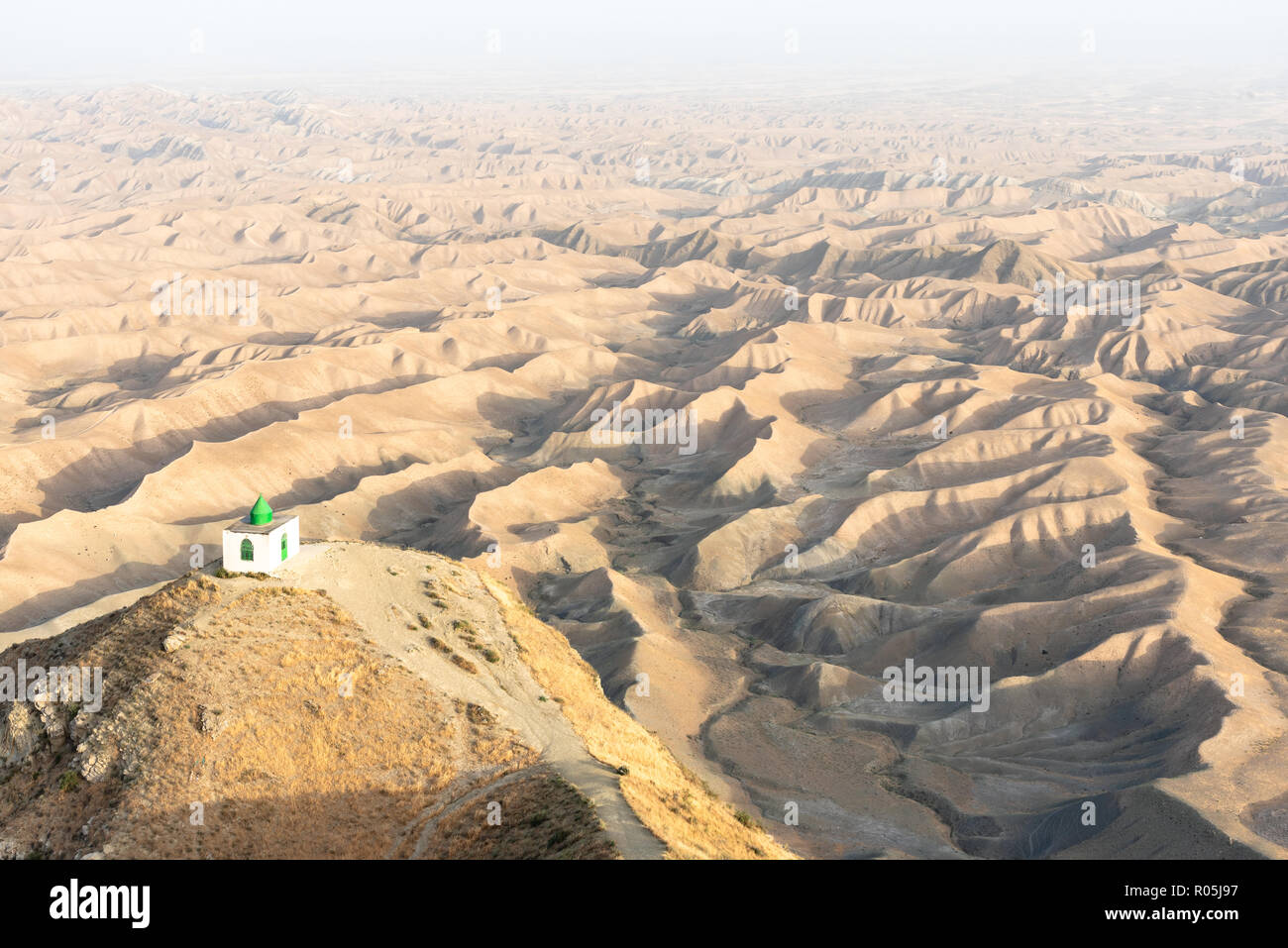 Tomb of Khaled Nabi, situated in the Gokcheh Dagh hills of the Turkmen ...