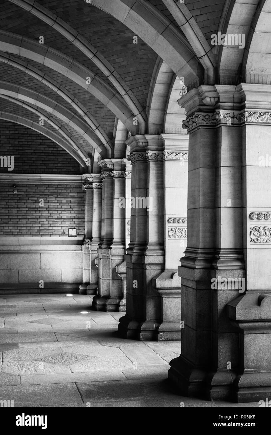 Historic courthouse hall Black and White Stock Photos & Images - Alamy