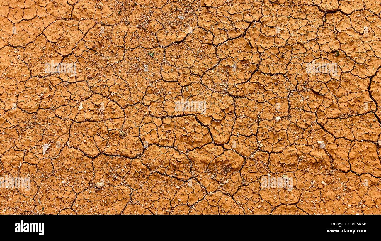 Red dry earth during Australia's droughts in western NSW Stock Photo ...