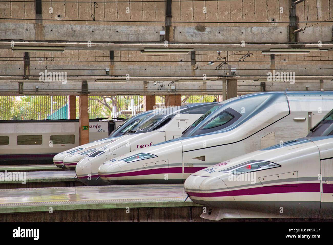 Seville, Spain, 19 October, 2016: Seville main train station, Santa ...