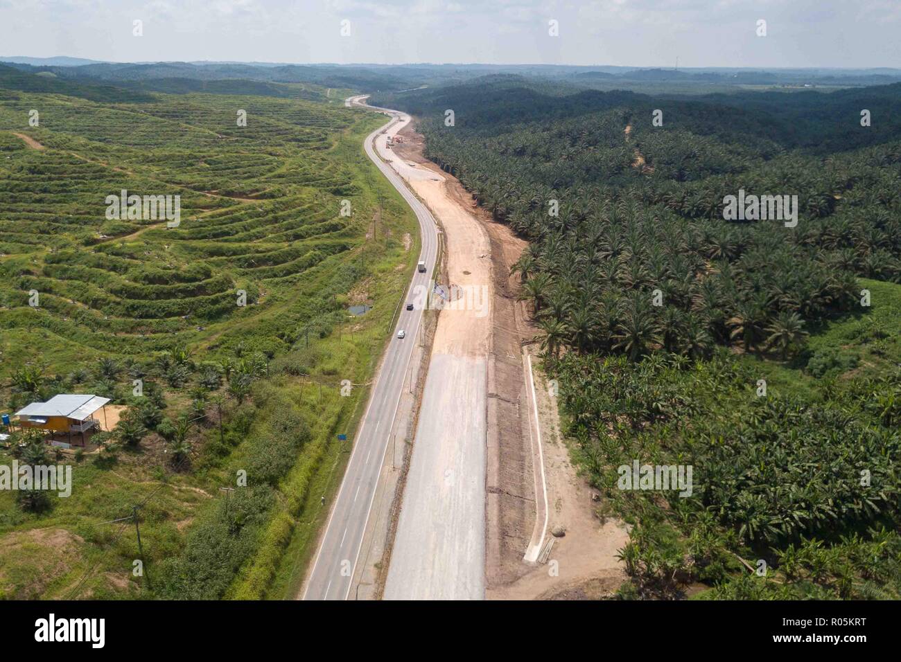 Scenic rural nature river bridge construction country green rock hi-res ...