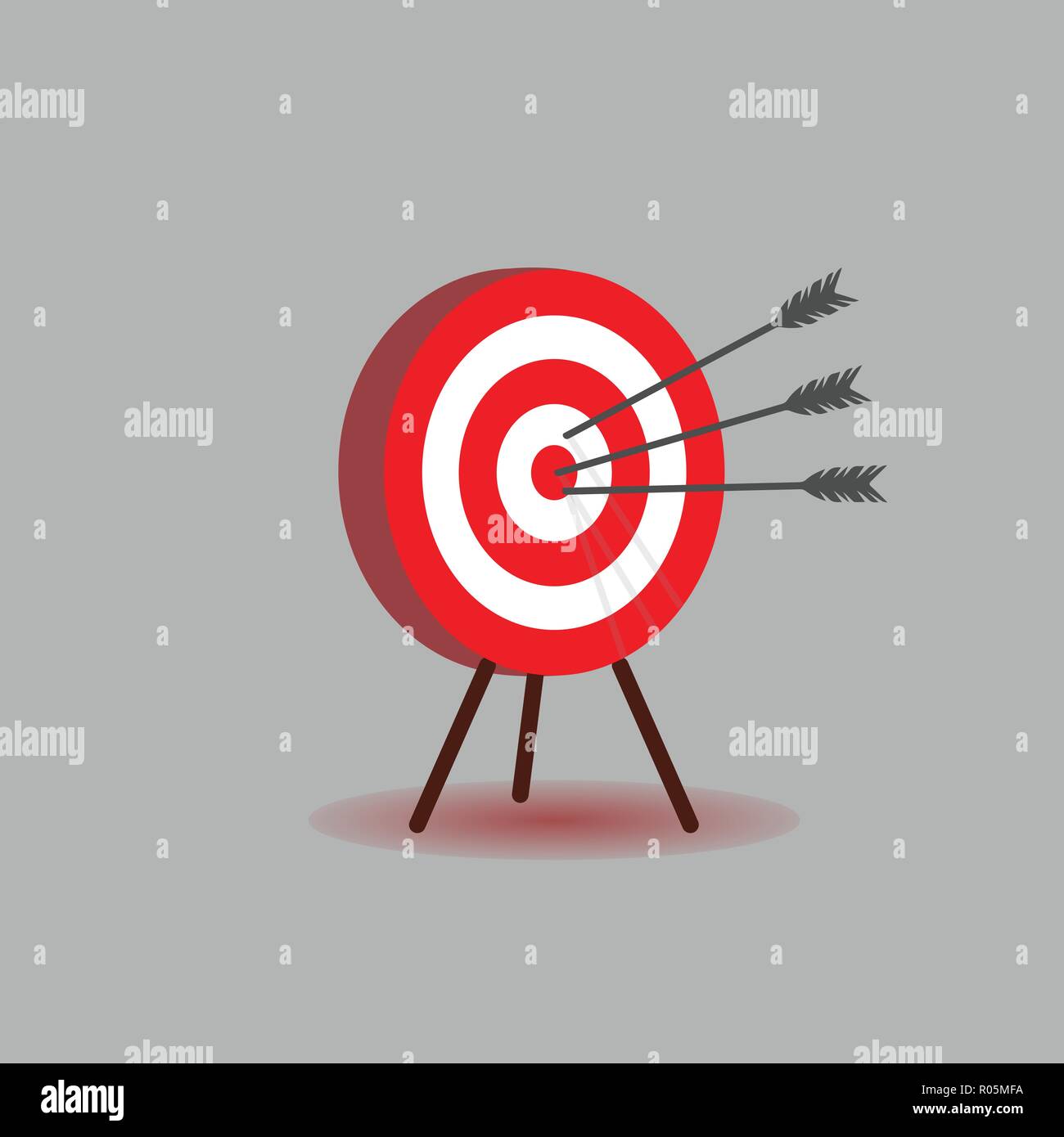 Arrows target practice Stock Vector Images - Alamy